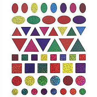 מדבקות הלוגרמה צורות 10 דפים | עיר גנים - ציוד לגני ילדים